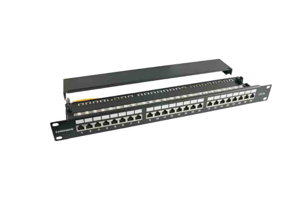 24-48 Port FTP Kategori 5E Patch Panel 1U – Canovate