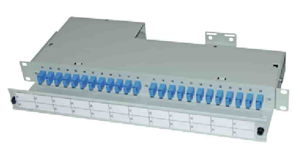 1U/2U 19” Fiber Optic Patch Panel With Etsi Telescopic Rail - Canovate